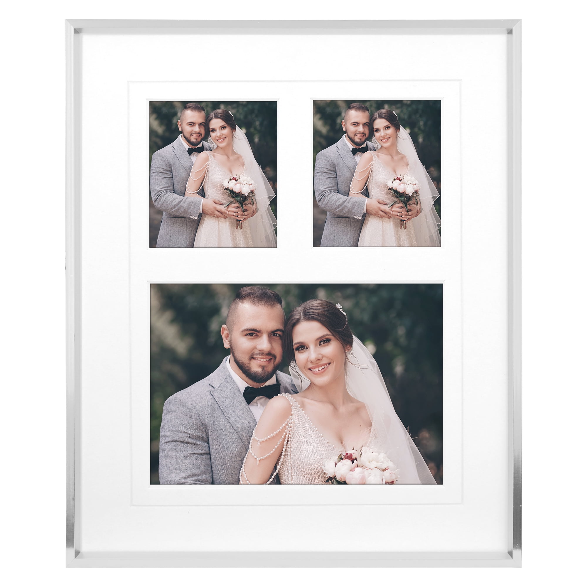 REGALWOVEN Metal Picture Stylish Tabletop Display Frame for Wedding ...