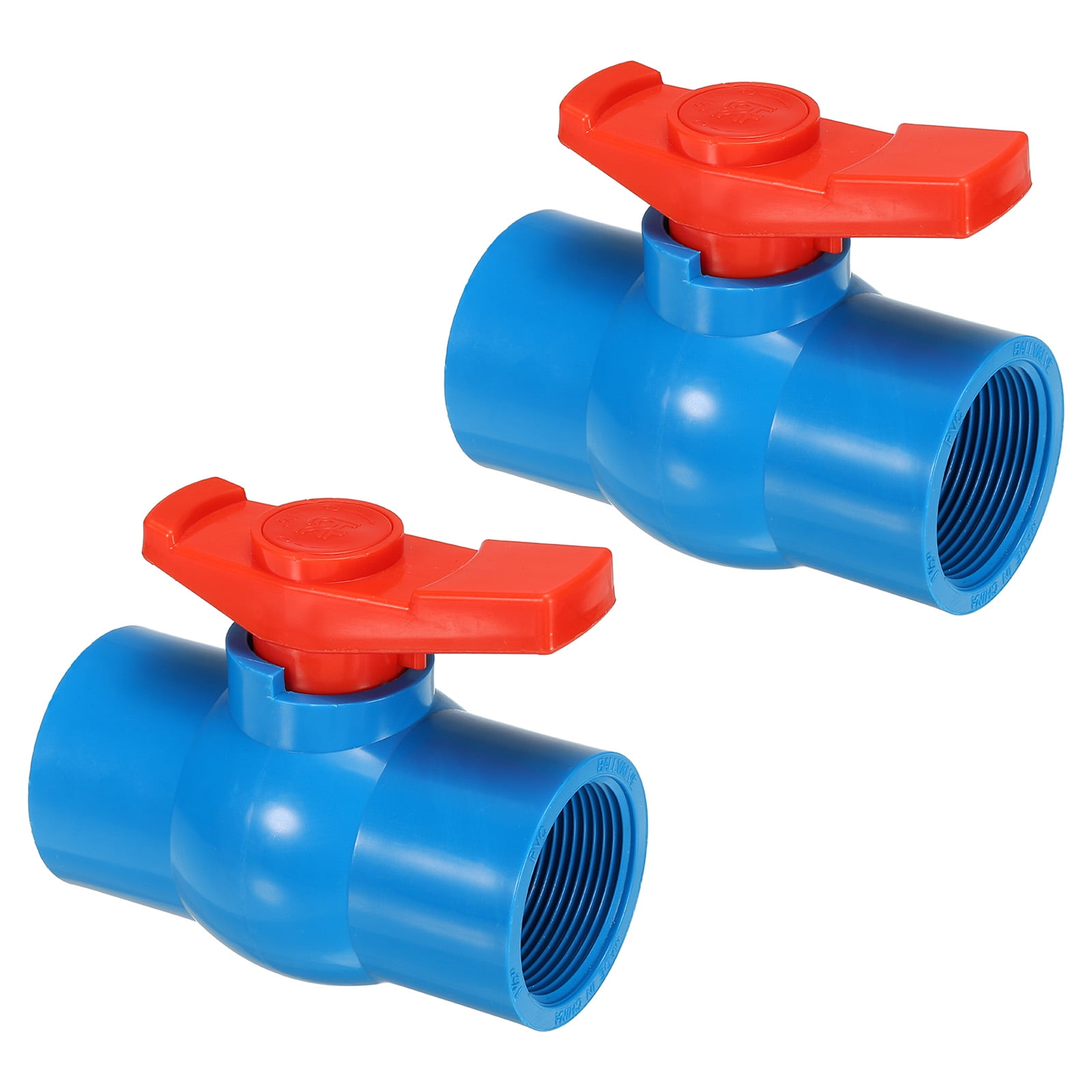 REGALWOVEN PVC Ball Valve Threaded Shut-off Valve with Easy to Rotate ...