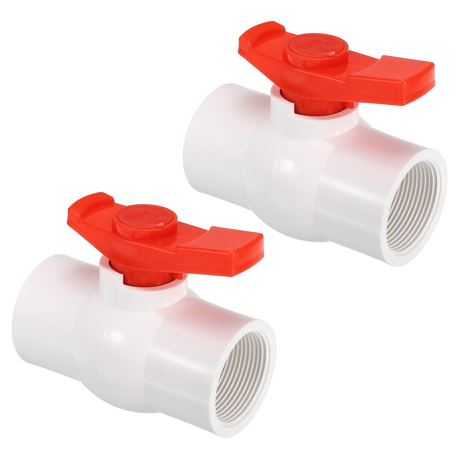 REGALWOVEN PVC Ball Valve Threaded Shut-off Valve with Easy to Rotate ...