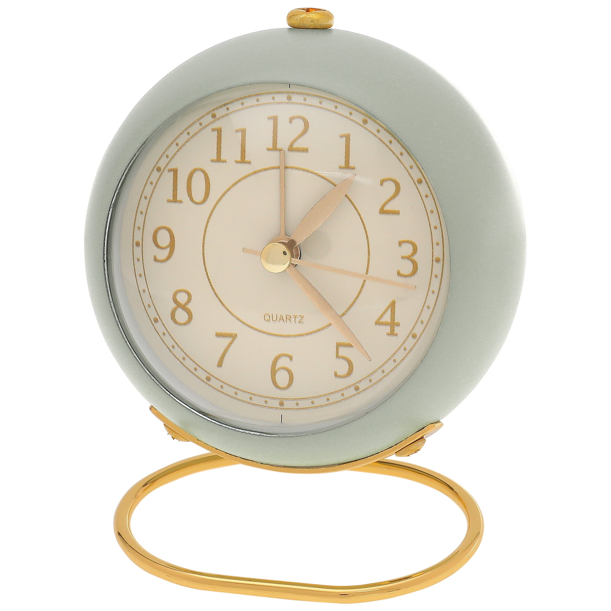 REGALWOVEN Planet Design Desk Alarm Clock Minimalist Metal Frame, Non ...