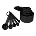 REGALWOVEN Plastic Measuring Cups and Spoons Set, Lightweight with ...
