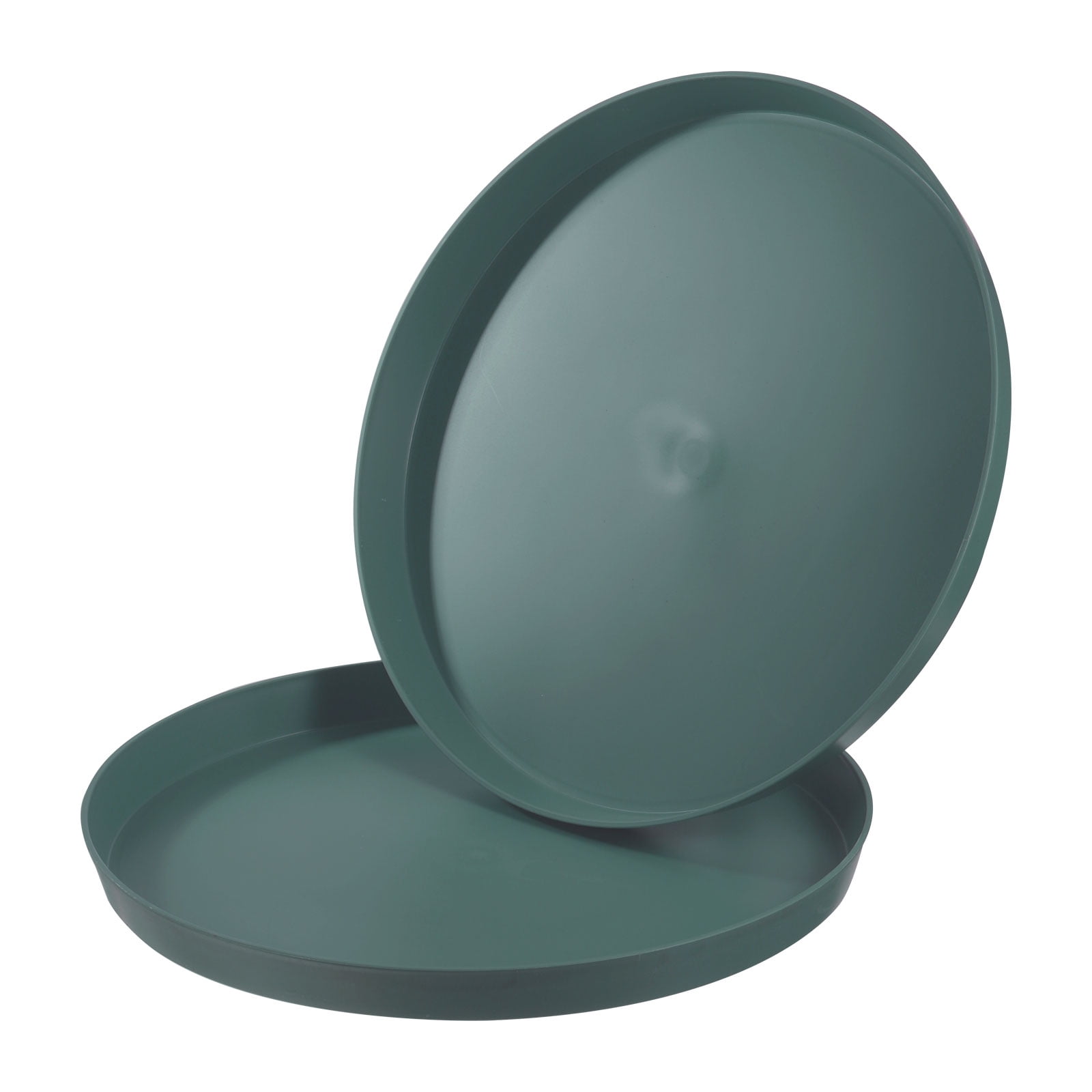 REGALWOVEN Restaurant Serving Trays, Round Non-Slip Food Service Tray ...
