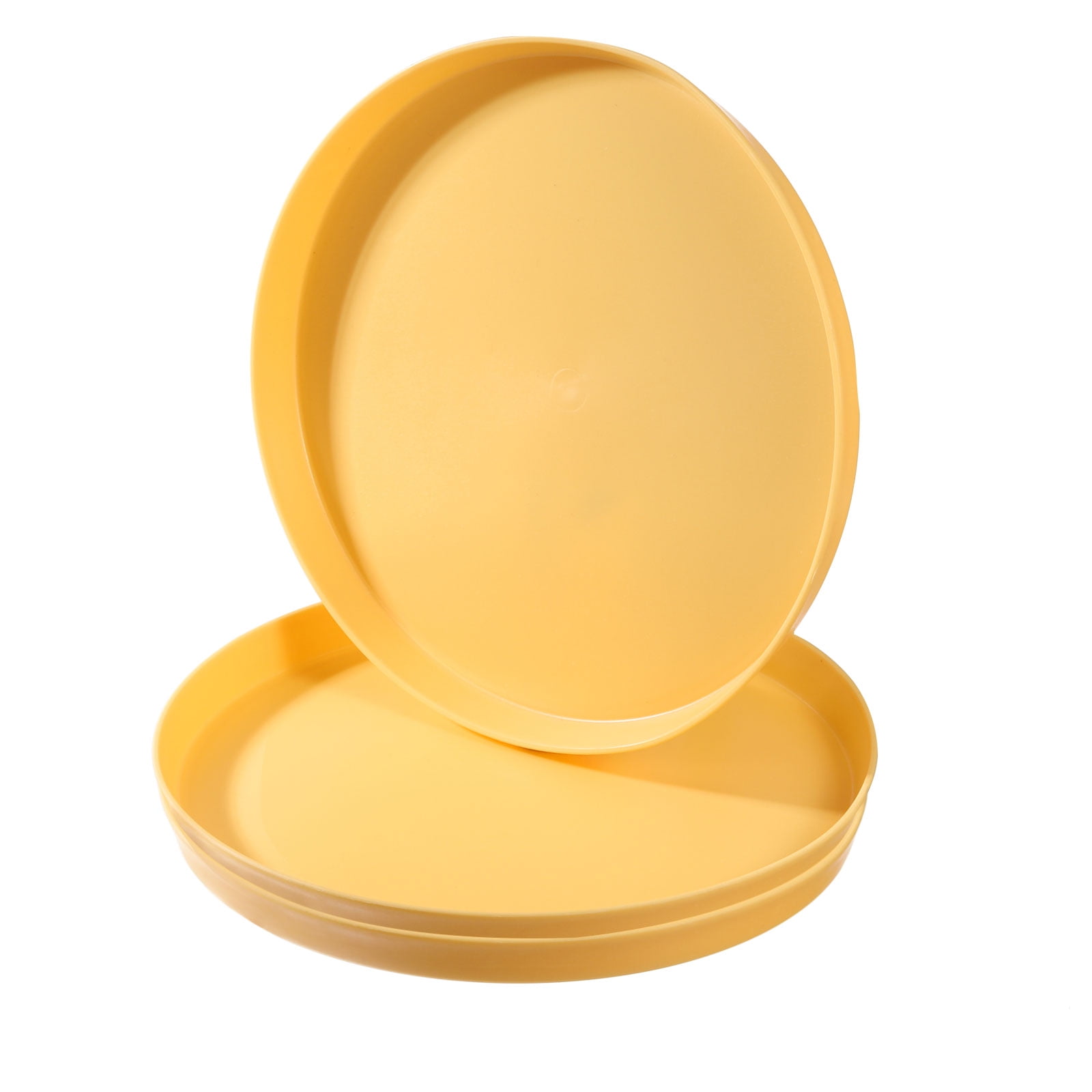 REGALWOVEN Restaurant Serving Trays, Round Non-Slip Food Service Tray ...