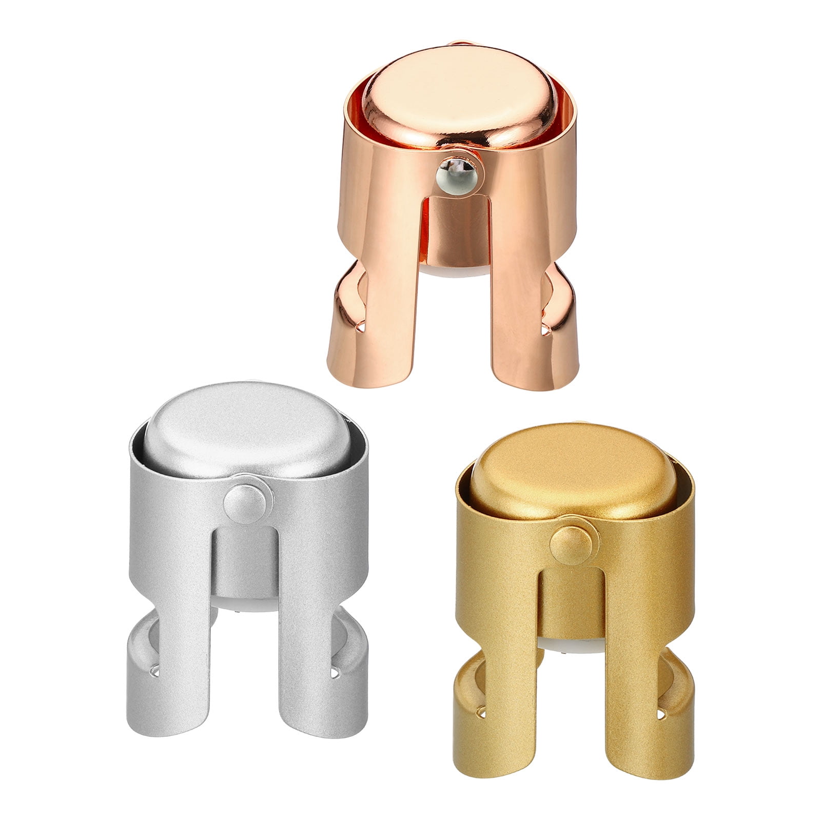 REGALWOVEN Reusable Stainless Steel Champagne Stopper for Airtight Seal ...