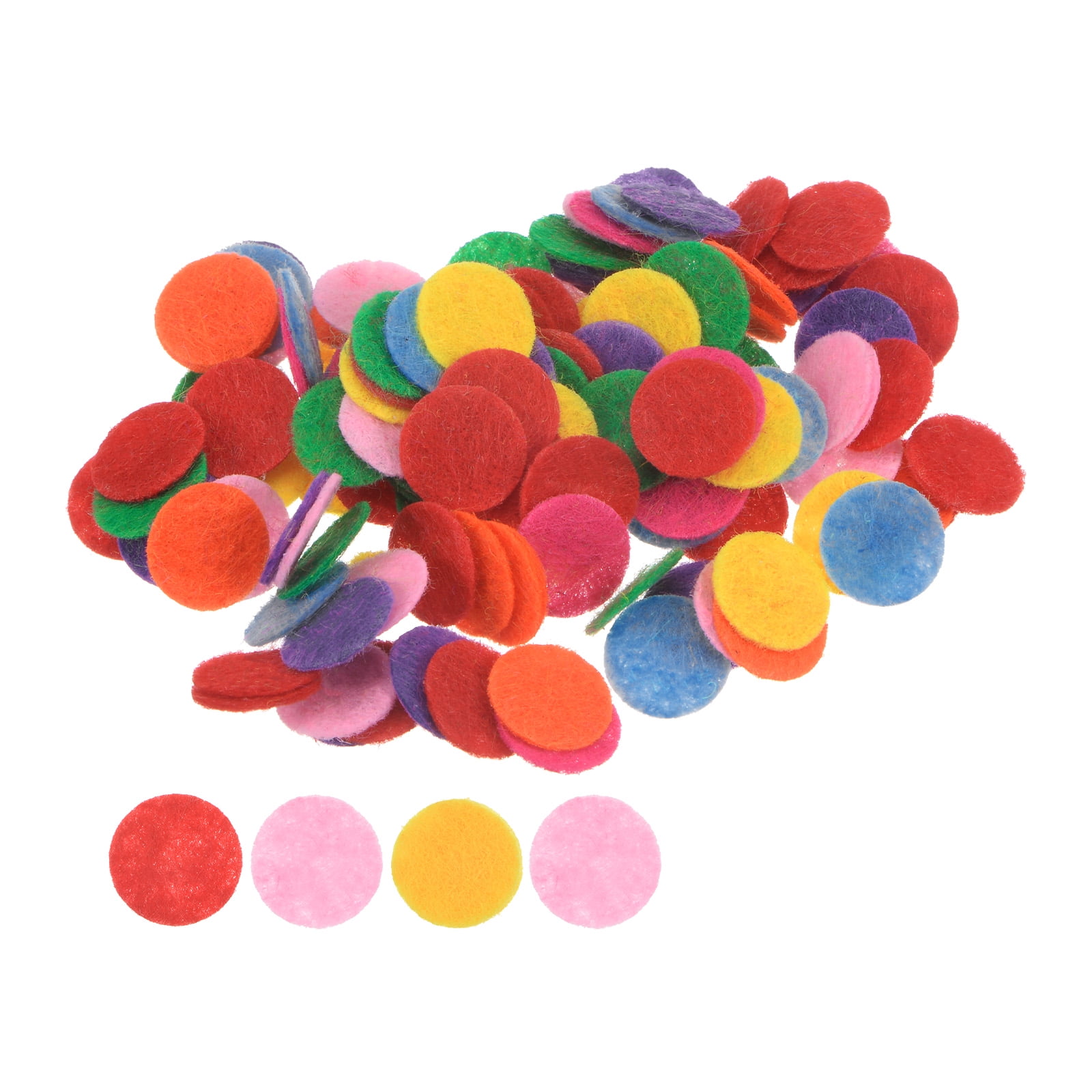 REGALWOVEN Round Felt Circles, Pre Cut Felt Craft Pads Non-Woven Mini ...