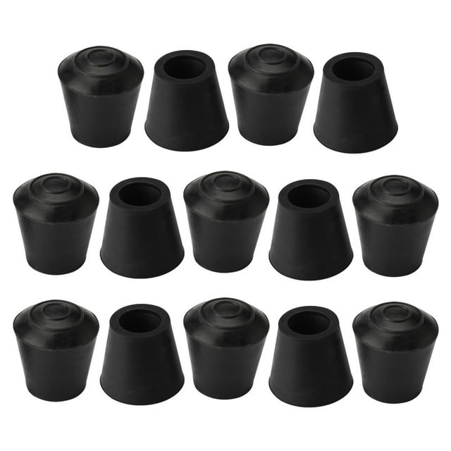 REGALWOVEN Rubber Leg Cap End Tip Furniture Feet Protector 12mm 1/2 ...
