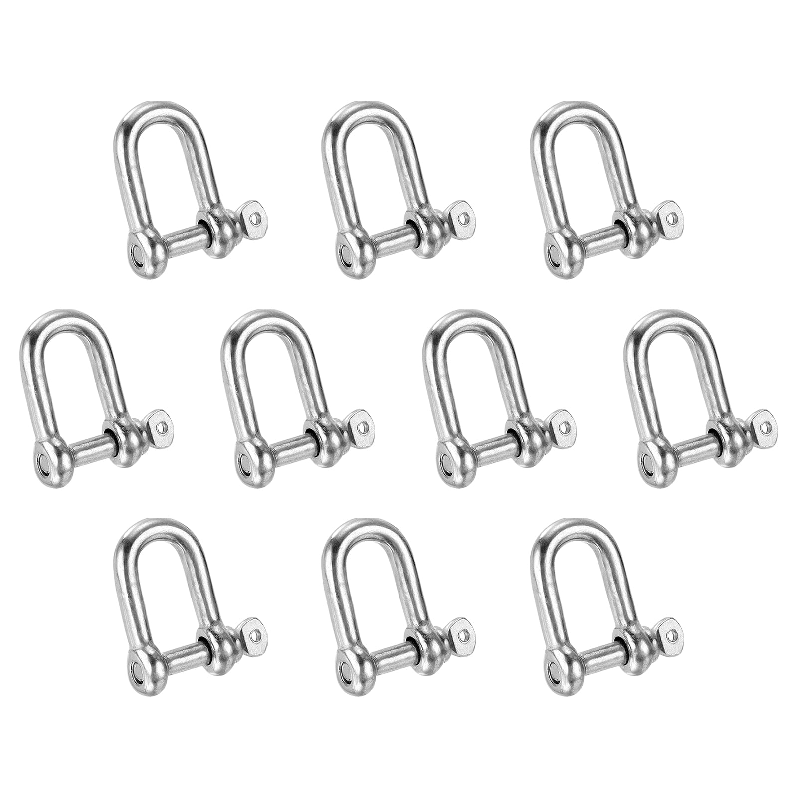 REGALWOVEN Screw Pin Shackle M5 3/16" 220lbs, 8 Pack 304 Stainless ...