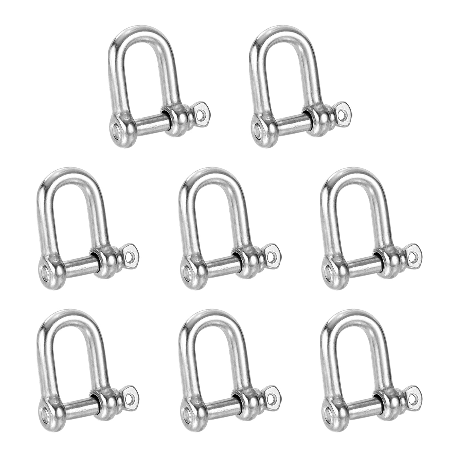 REGALWOVEN Screw Pin Shackle M5 3/16" 220lbs, 8 Pack 304 Stainless ...