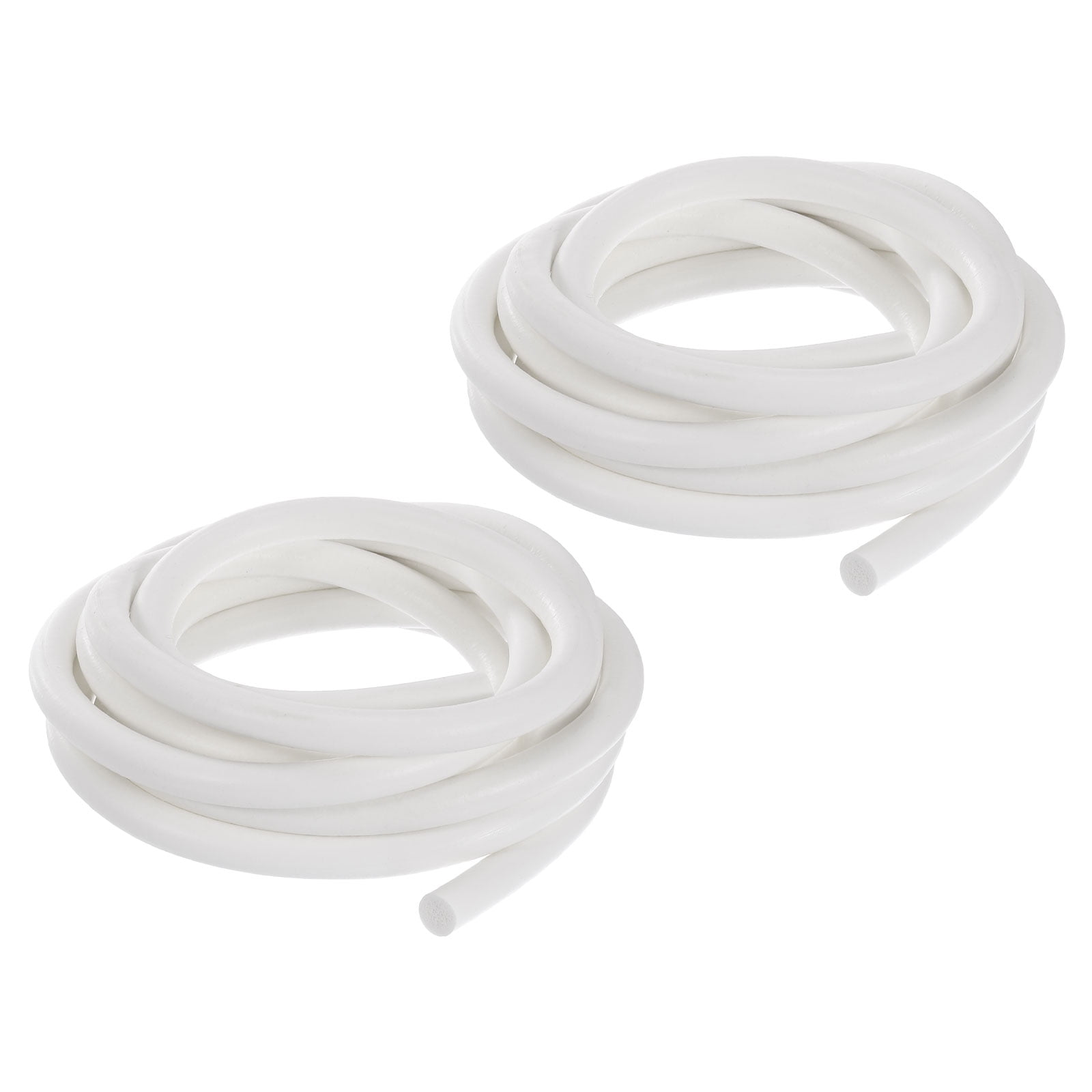 REGALWOVEN Silicone Foam Seal Strip, Long Round Solid Weather Stripping ...