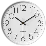 REGALWOVEN Simple Wall Clock, Big Number, Silent Non-Ticking Modern ...