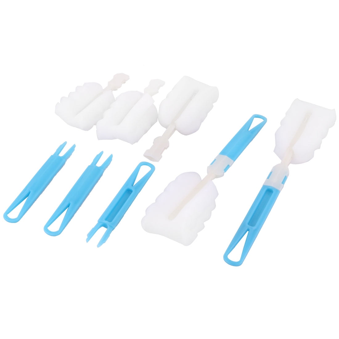 REGALWOVEN Sponge Head Detachable Bottle Tea Cup Glass Cleaning Brush ...