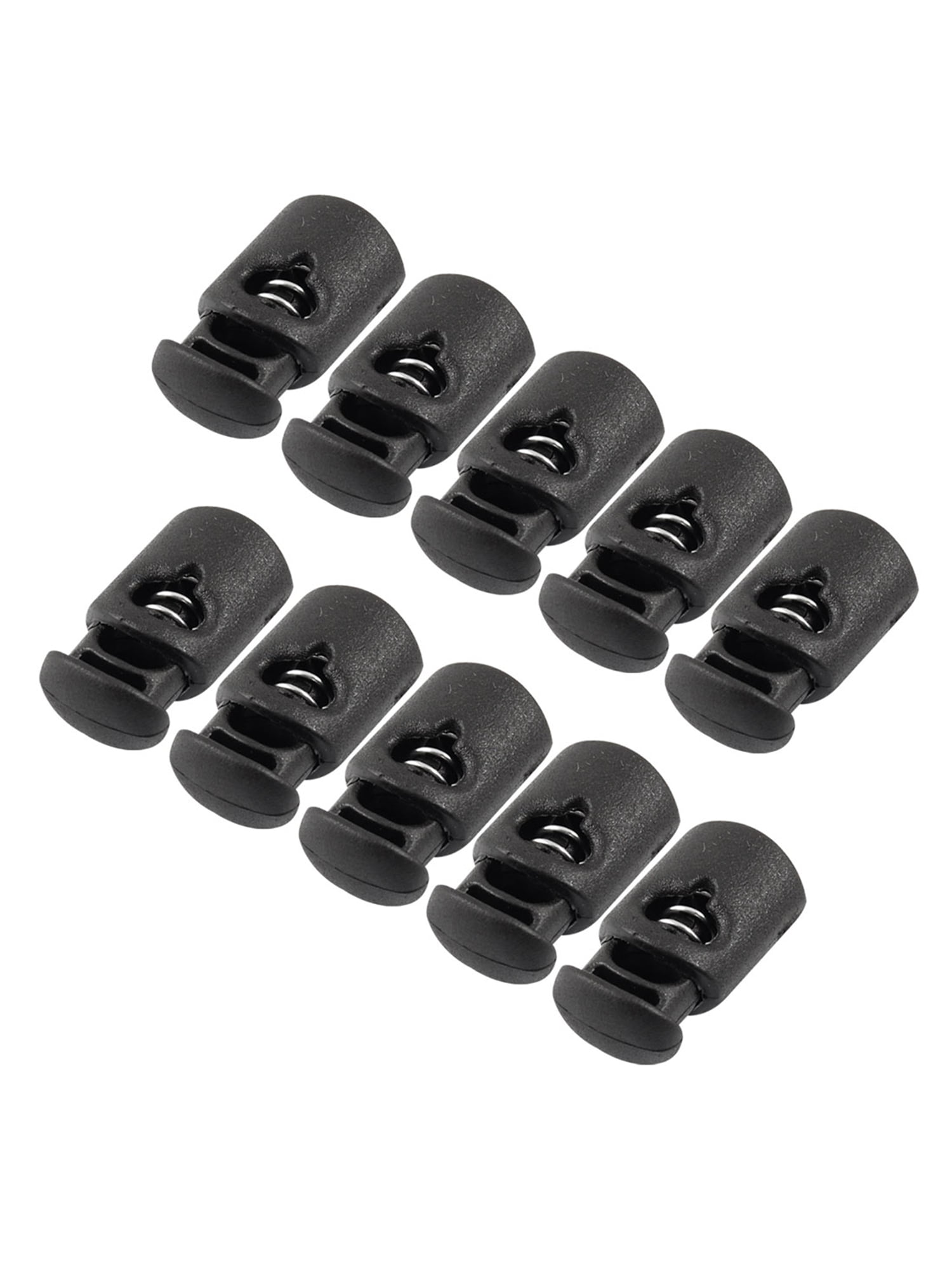 REGALWOVEN Toggle Spring Stop Single Hole String Cord Locks Plastic 10 ...
