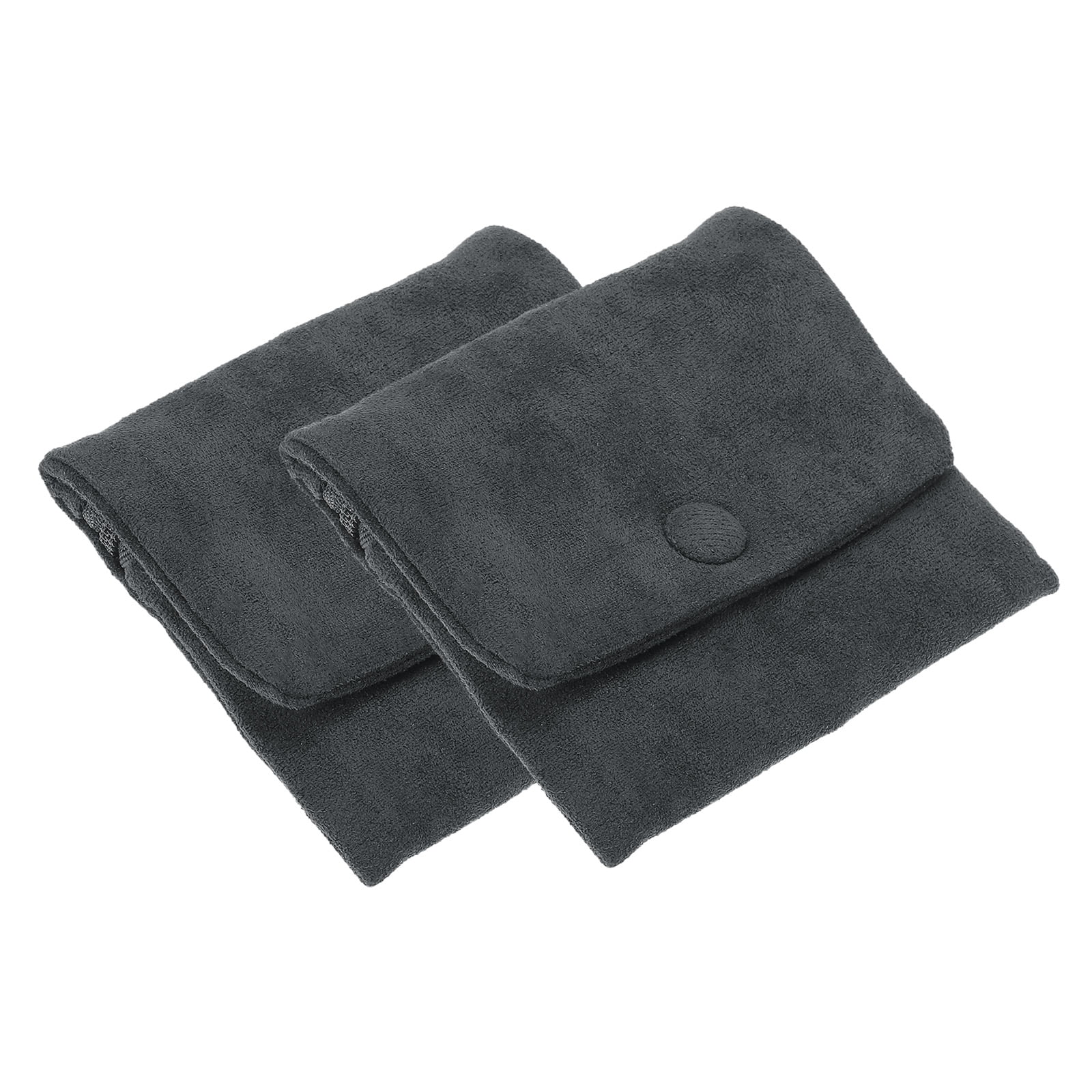 REGALWOVEN Travel Jewelry Pouches with Snap Button and Zipper Dark Grey ...