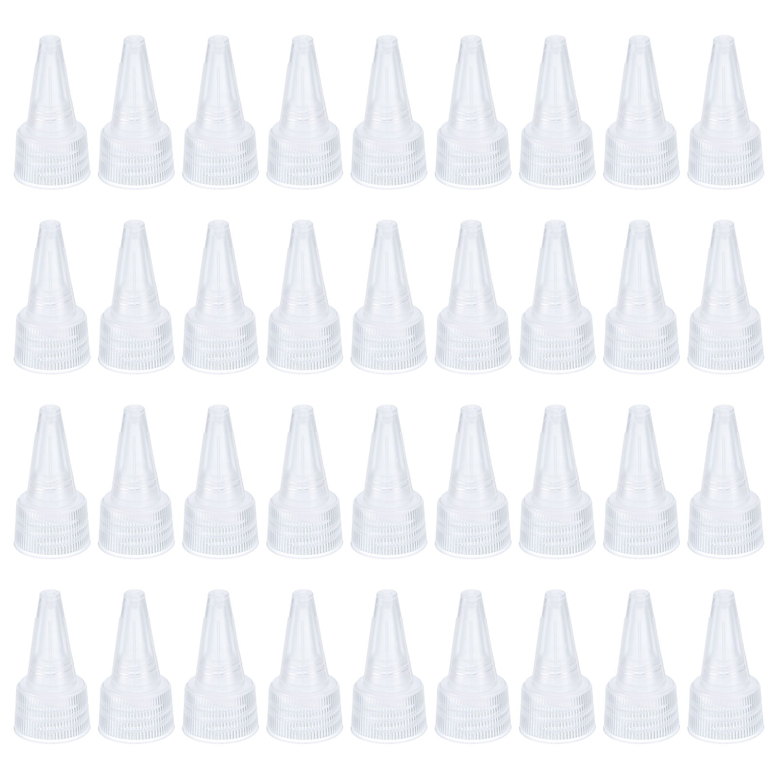 REGALWOVEN Twist Bottle Caps, Plastic Ribbed Edge Squeeze Bottle ...