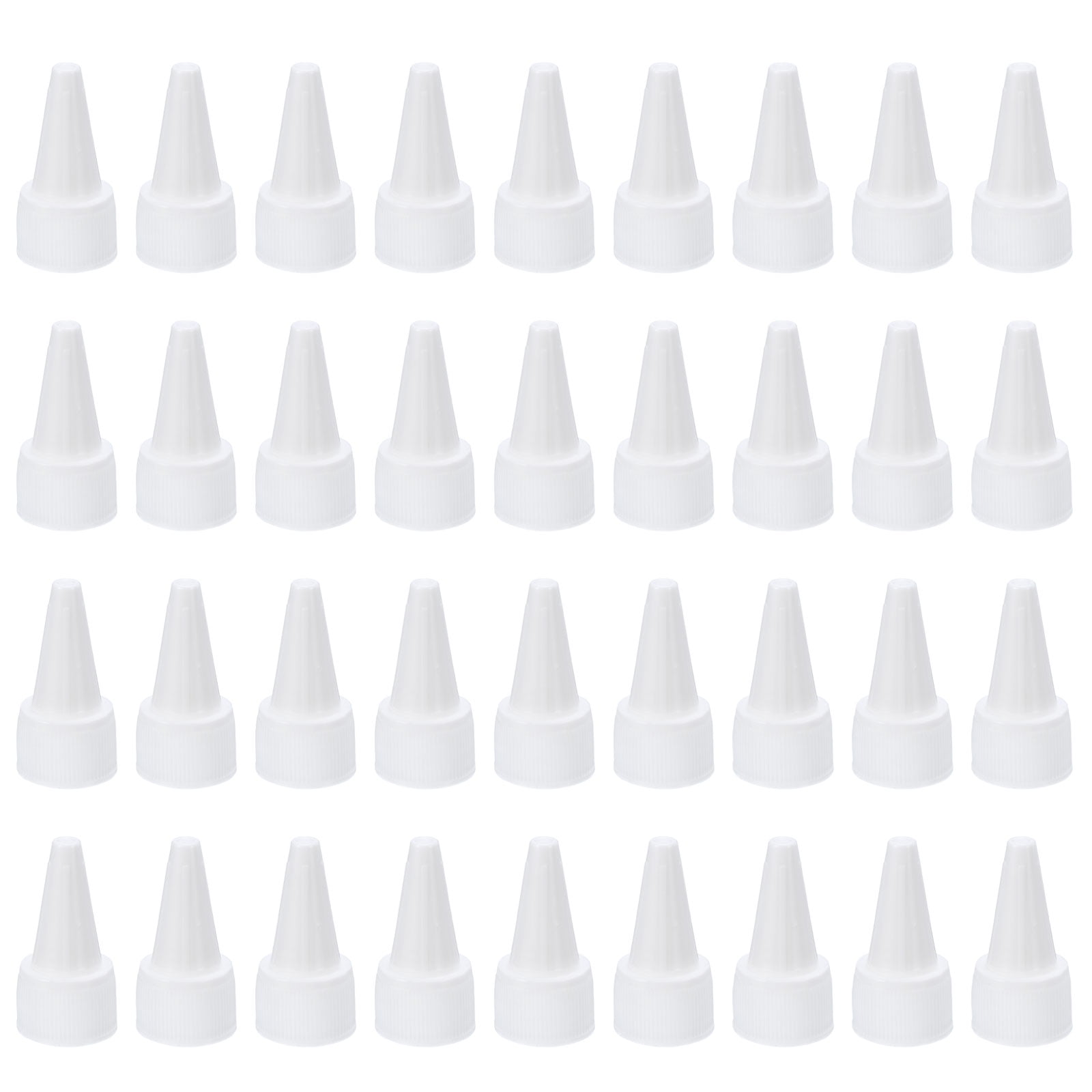 REGALWOVEN Twist Bottle Caps, Plastic Ribbed Edge Squeeze Bottle ...