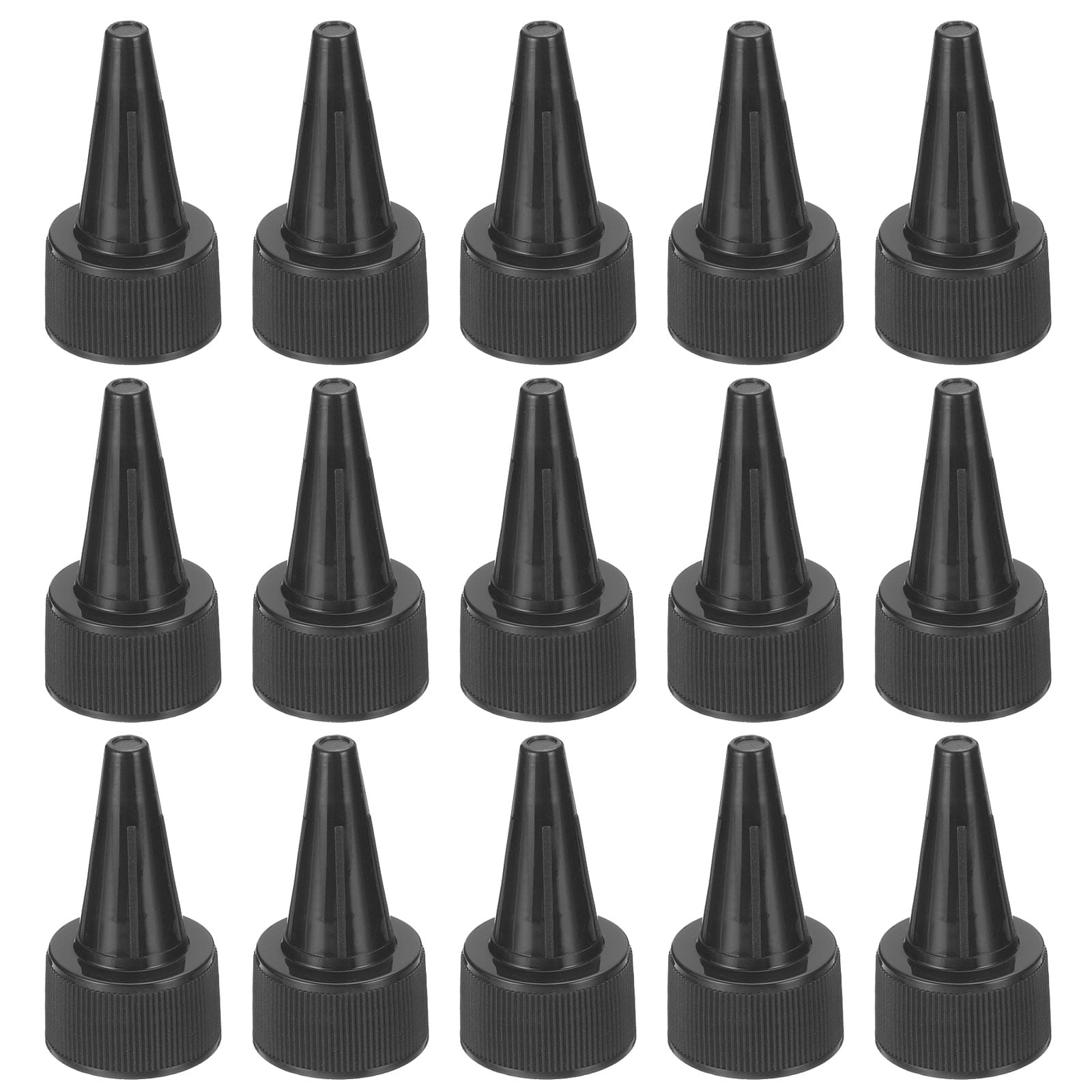 REGALWOVEN Twist Bottle Caps, Plastic Ribbed Edge Squeeze Bottle ...