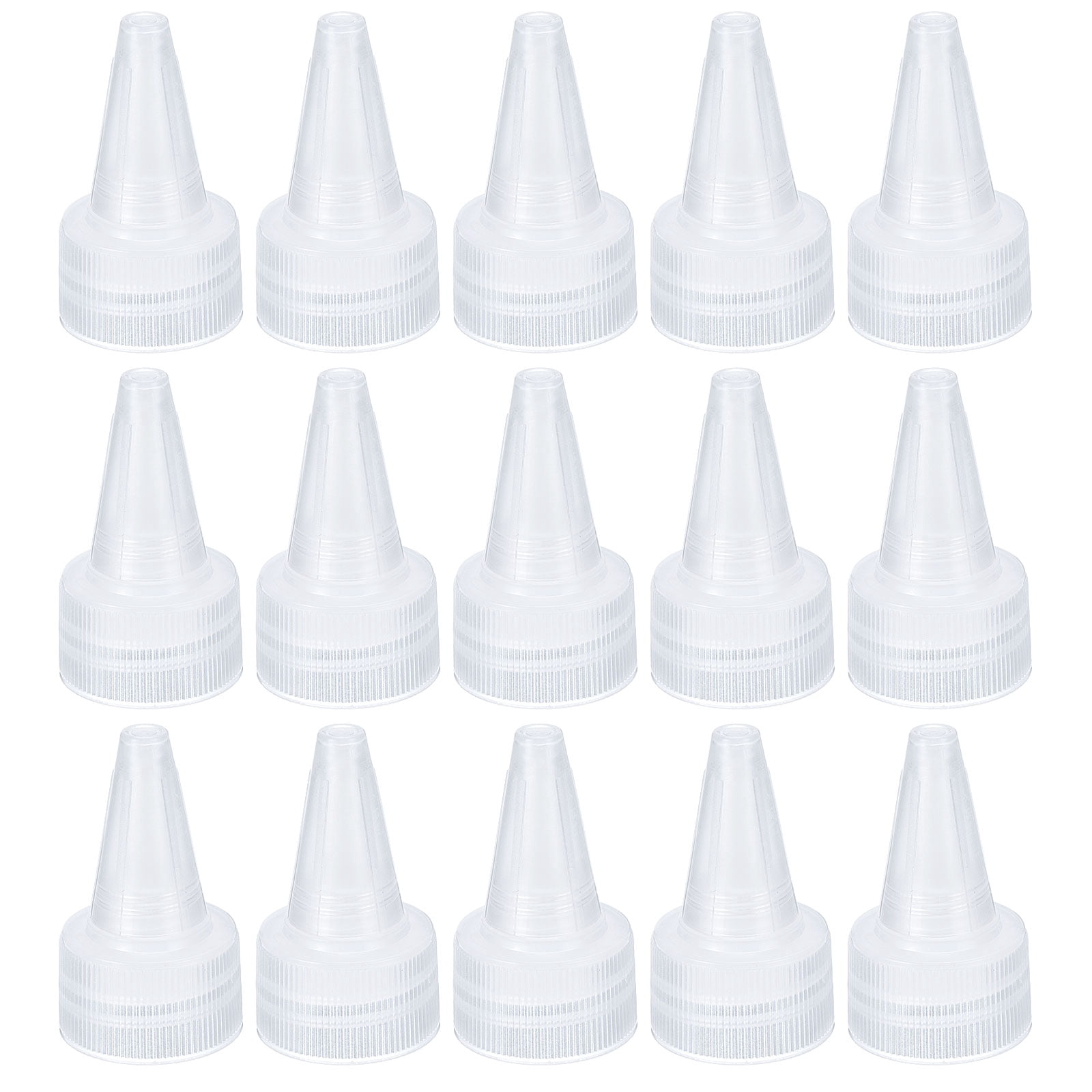 REGALWOVEN Twist Bottle Caps, Plastic Ribbed Edge Squeeze Bottle ...