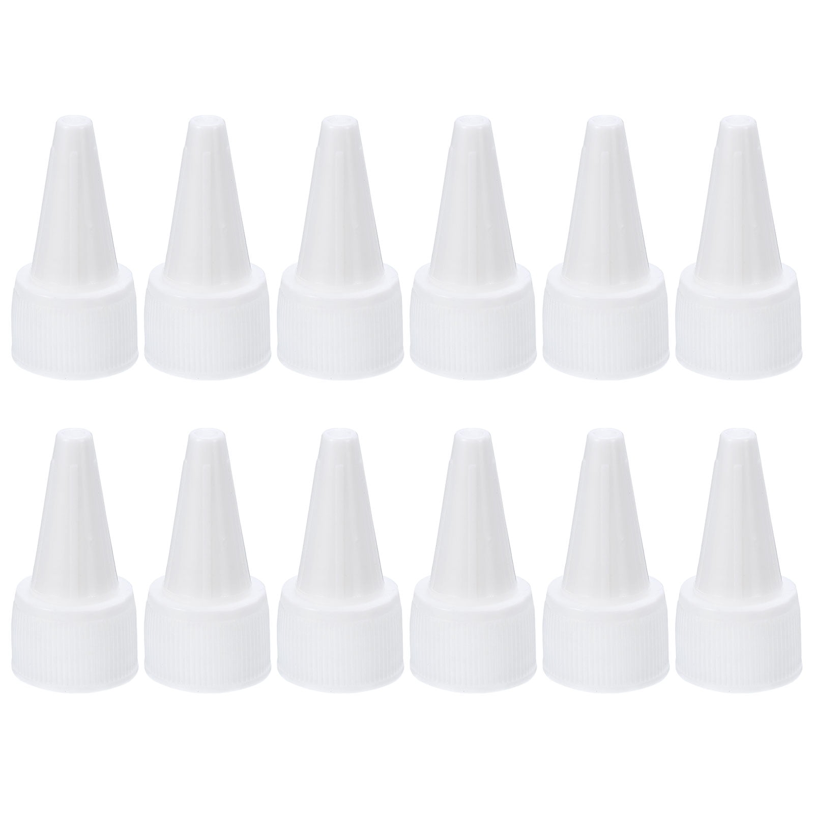 REGALWOVEN Twist Bottle Caps, Plastic Ribbed Edge Squeeze Bottle ...