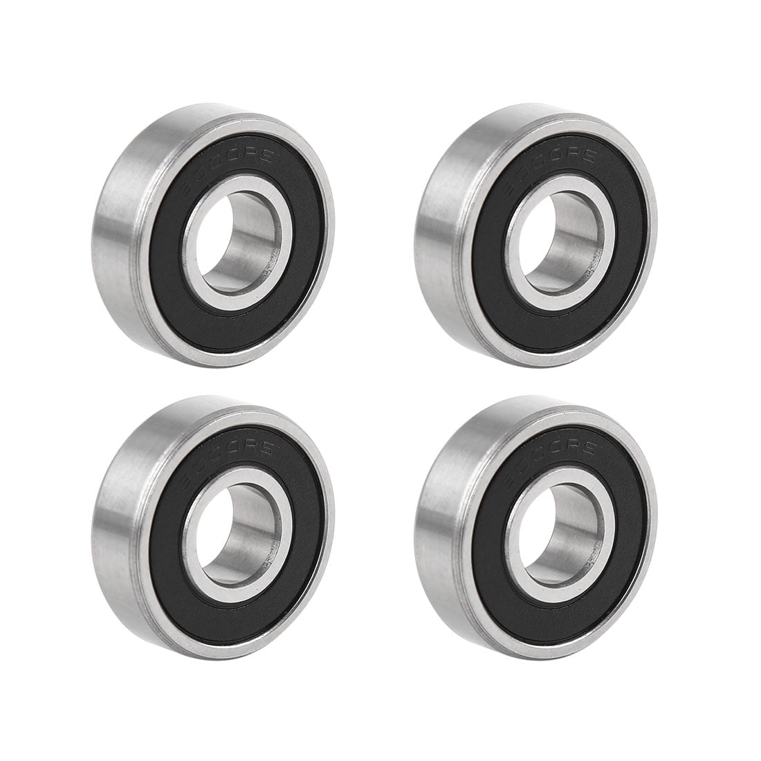 REGALWOVEN Universal 6000-2RS Deep Groove Sealed Shielded Ball Bearing Miniature 4Pcs for Car ...