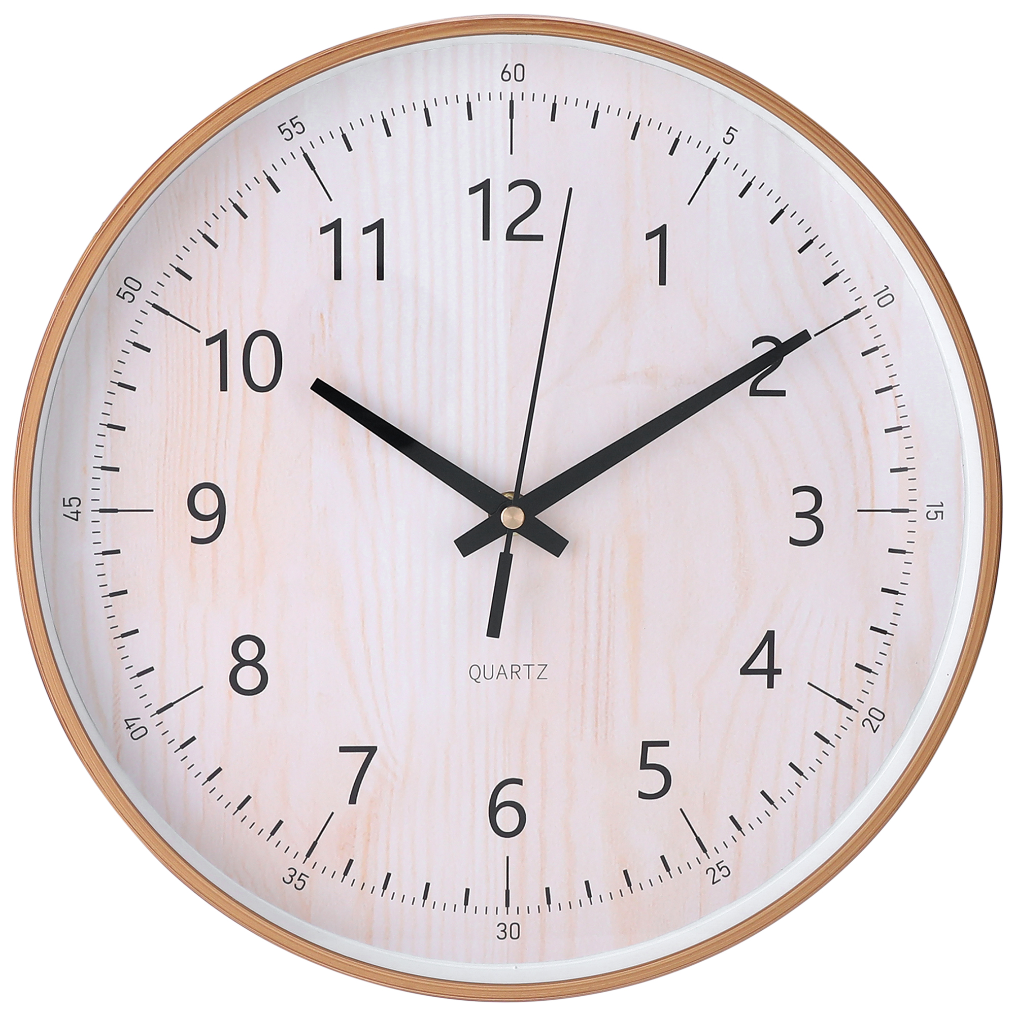 REGALWOVEN Wall Clock, Silent Non Ticking Battery Operated Modern ...