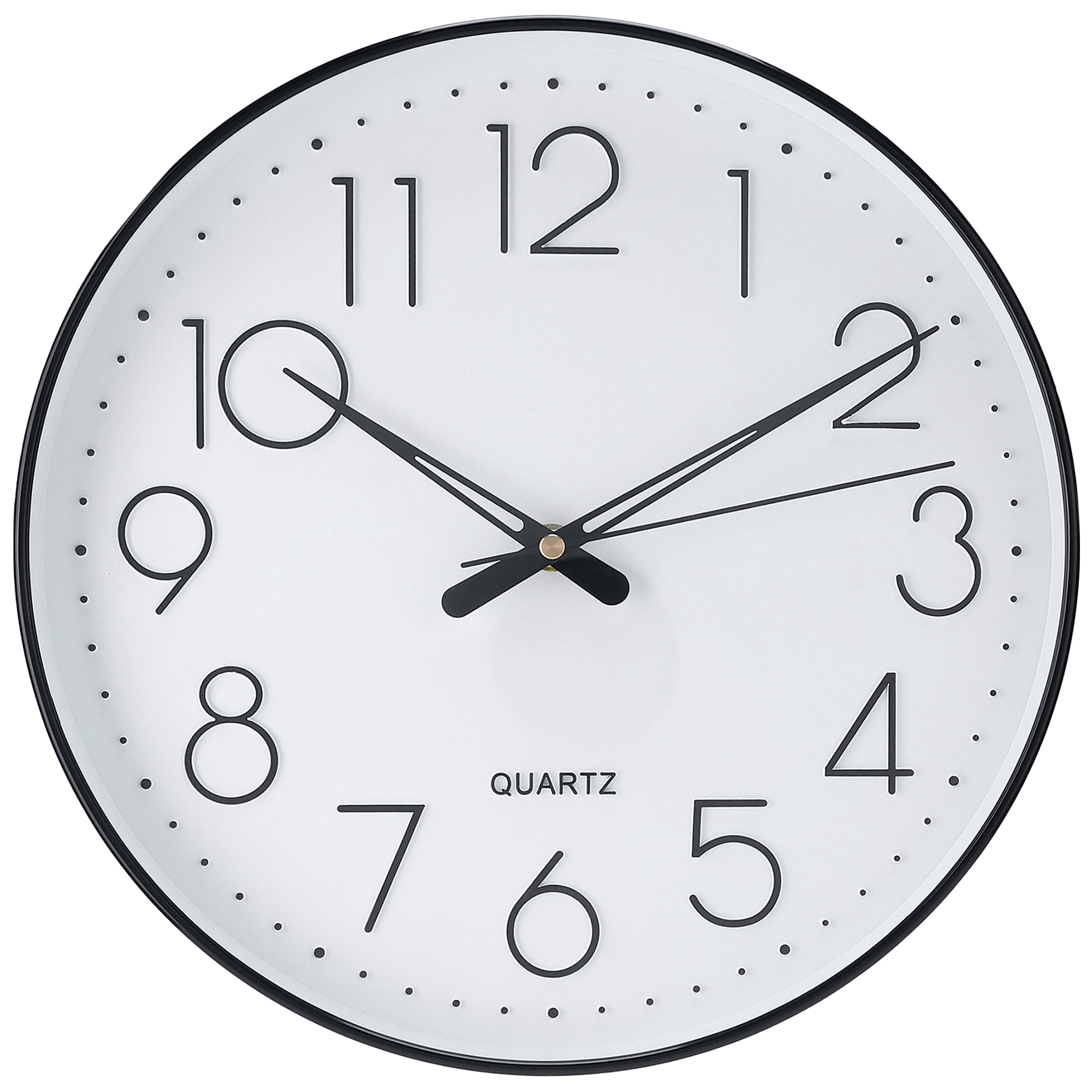 REGALWOVEN Wall Clock, Silent Non-Ticking Modern Battery Operated ...