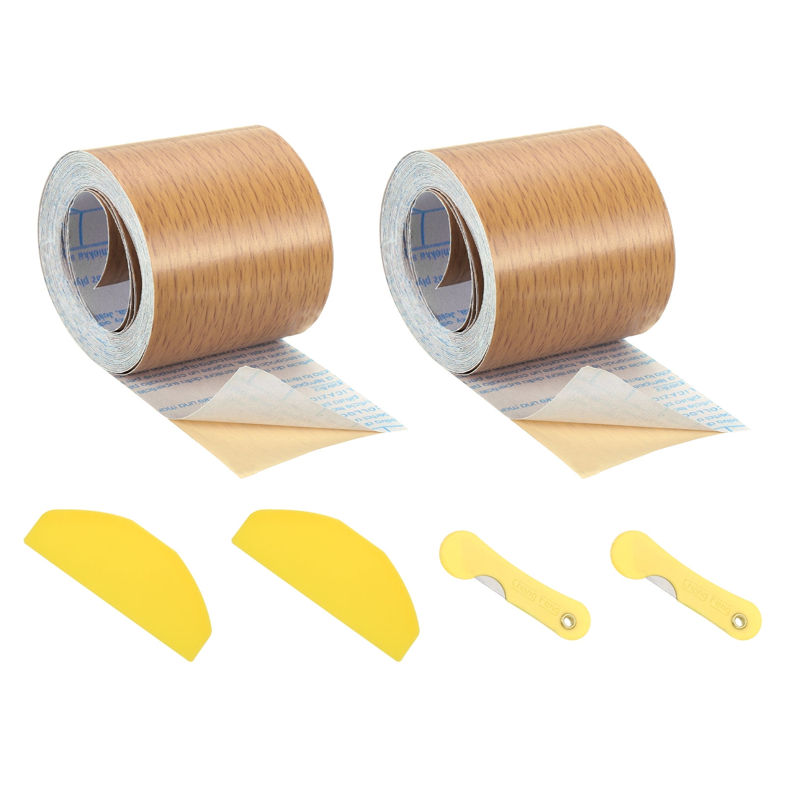 REGALWOVEN Wood Grain Tape Realistic Textured Repair Tape Patch with ...