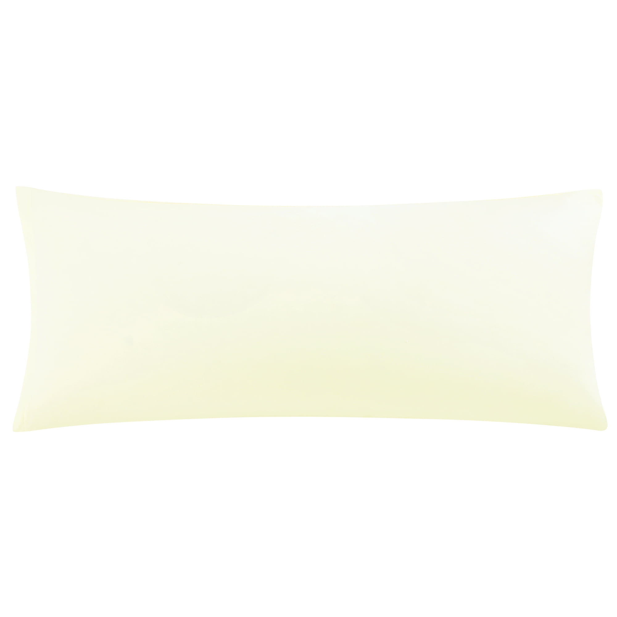 REGALWOVEN Zippered Body Pillow Cover Microfiber Long Pillowcase Cream ...