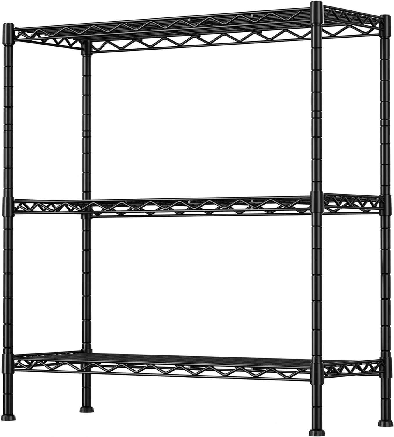 REGILLER 3-Shelf Adjustable Heavy Duty Storage Shelves,35.4”Lx17.7”Wx35 ...