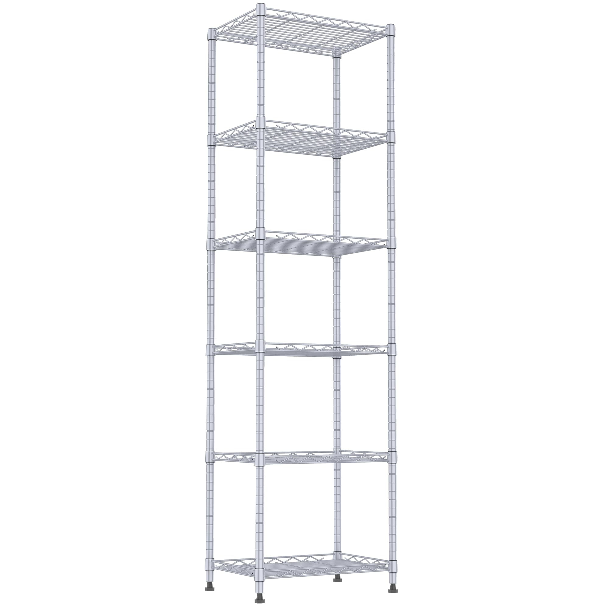 REGILLER 6 Wire Shelving Steel Storage Rack Adjustable Unit Shelves for ...