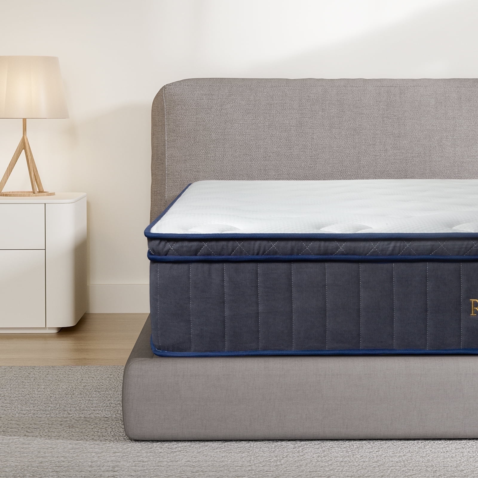 REGOSS Full Mattress, 12" Superior Memory Foam Hybrid Mattress in a Box ...