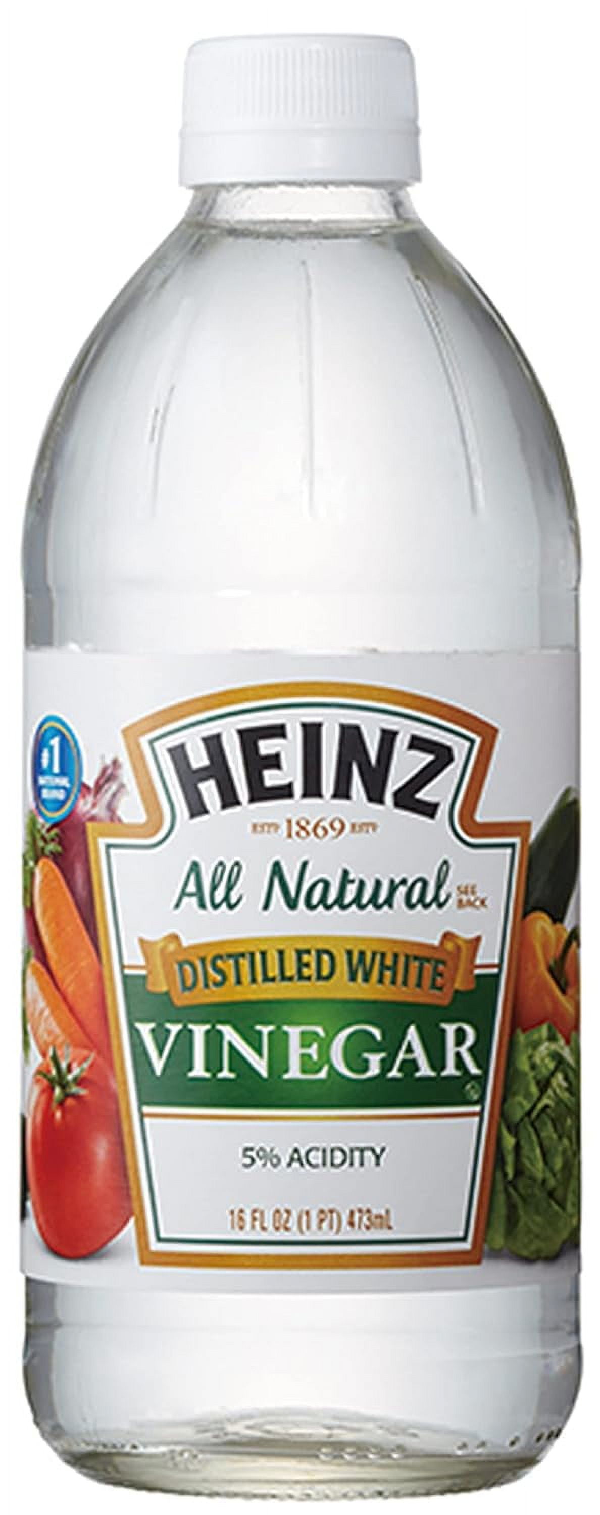 REGULAR DISTILLED WHITE CLEAR VINEGAR 16 OZ - 0013000008521 - Walmart.com