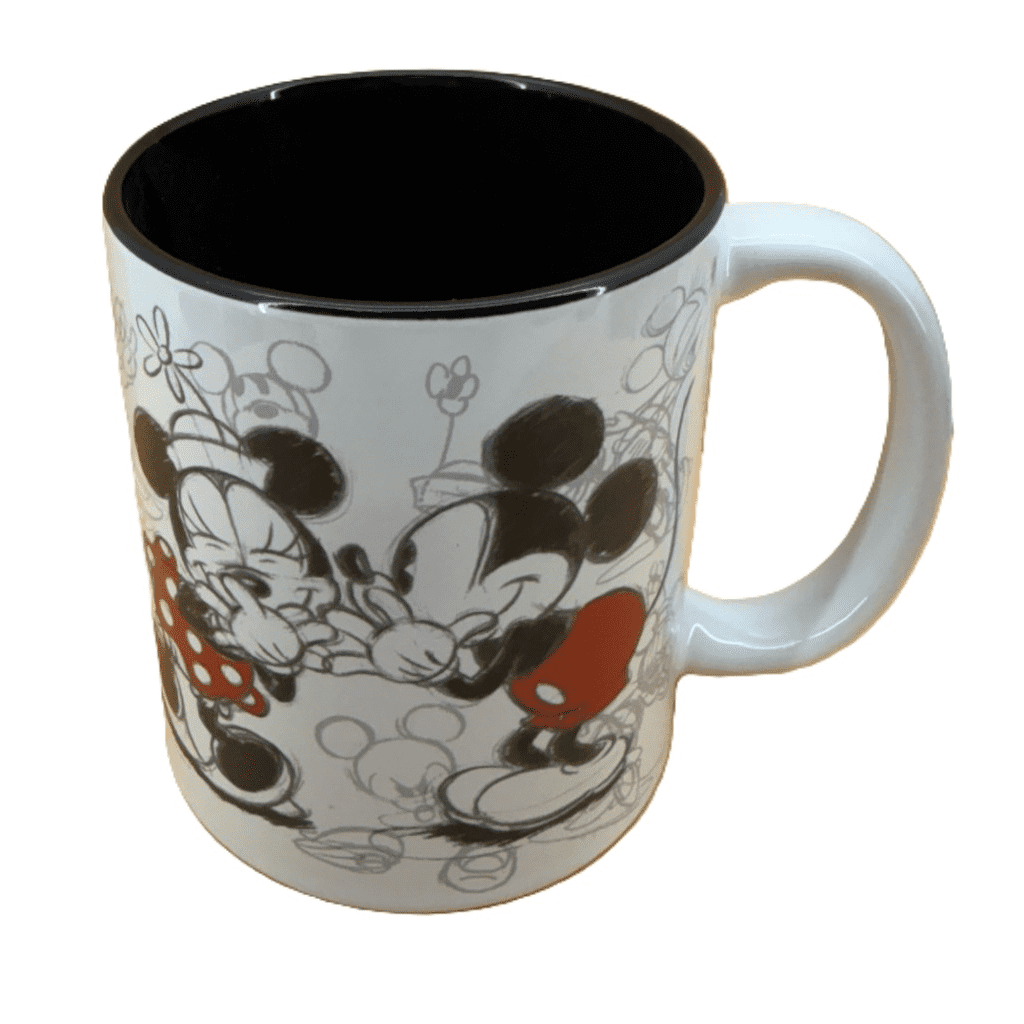Disney 11 oz Mickey & Friends Kissy Ceramic Mug - Walmart.com