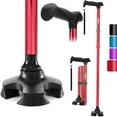 REHAND Self Standing Pivot Walking Cane for Men & Women - Foldable ...