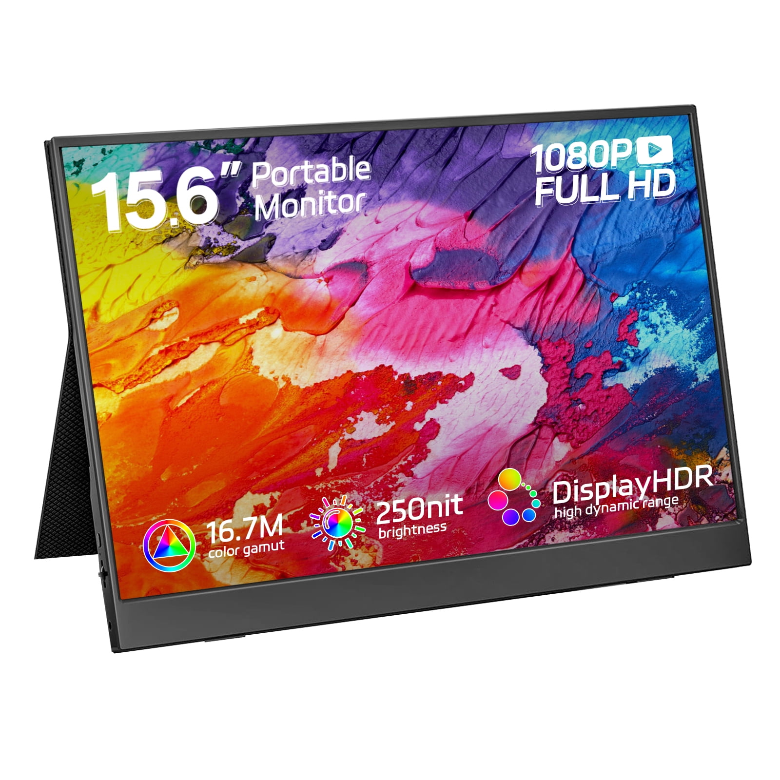 REHISK 15.6'' FHD 1080p Portable IPS Laptop Monitor - Walmart.com