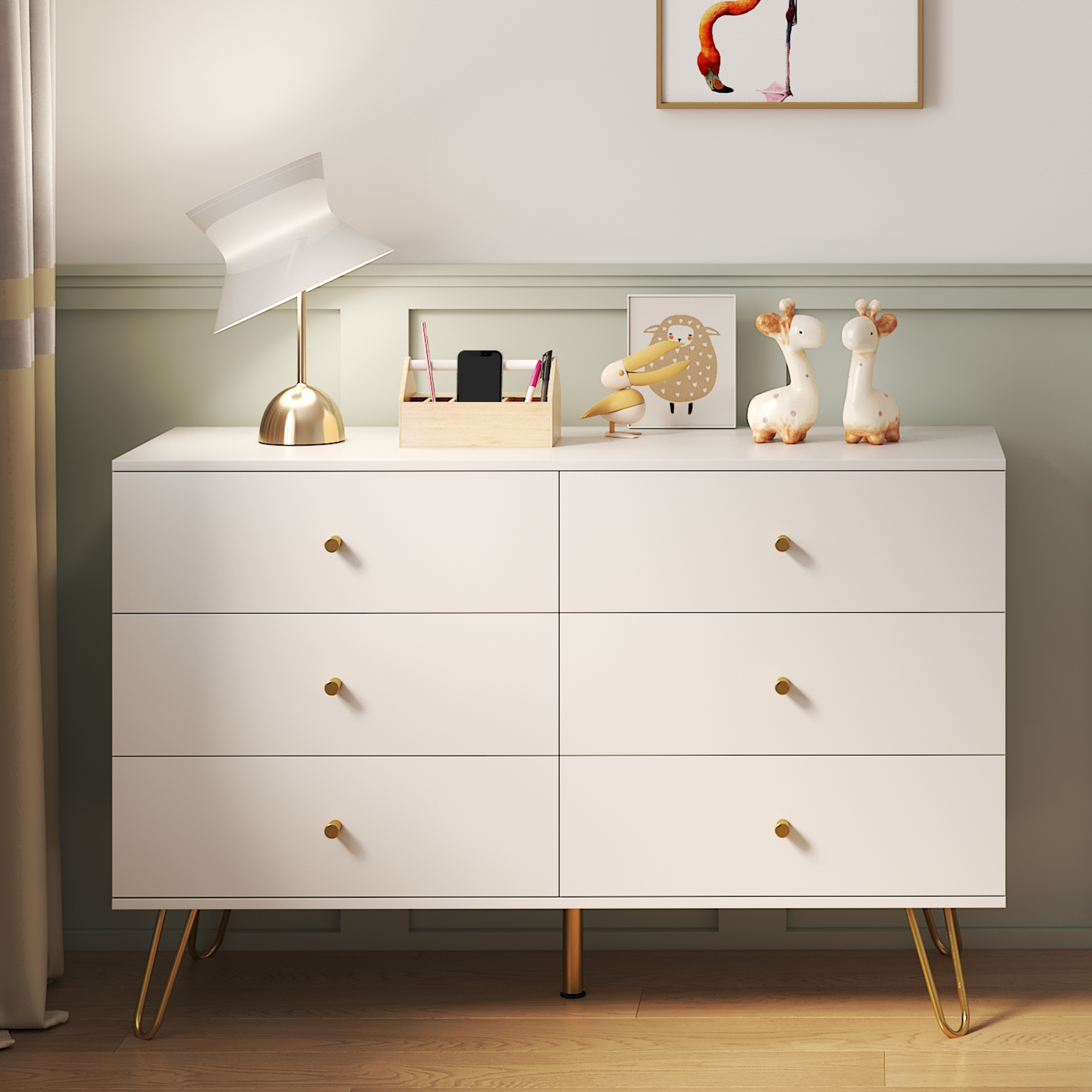 Little Seeds Monarch Hill Haven 6 Drawer Kids Dresser, White - Walmart.com