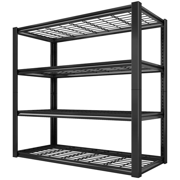 3000LBS Storage Shelves,40" W Garage Shelving Heavy Duty Metal ...