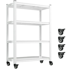 Household Essentials 3-Tier Wide Storage Shelf, Faux Gray Slate ...