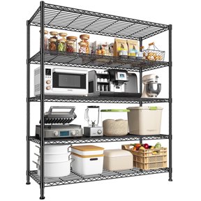 TrumanPick Storage Shelves 2500LBS Metal Wire Shelving Units Garage ...