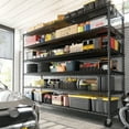 REIBII 6-Tier 60"W Wire Shelving Unit Heavy Duty Storage Shelves with ...