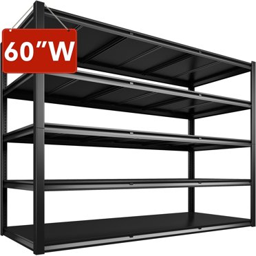 "REIBII 48""W Heavy Duty Metal Shelving, 3000LBS Adjustable Storage, 48 ...