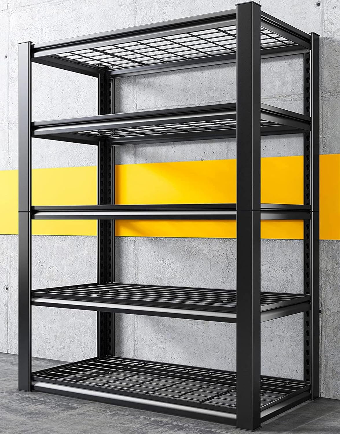 REIBII Garage Shelving Holds 2000LBS Storage Shelves Heavy Duty ...