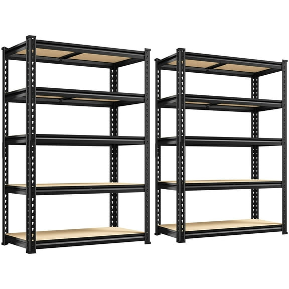 REIBII 2020LBS Storage Shelves 5 Tier Garage Shelving Heavy Duty ...