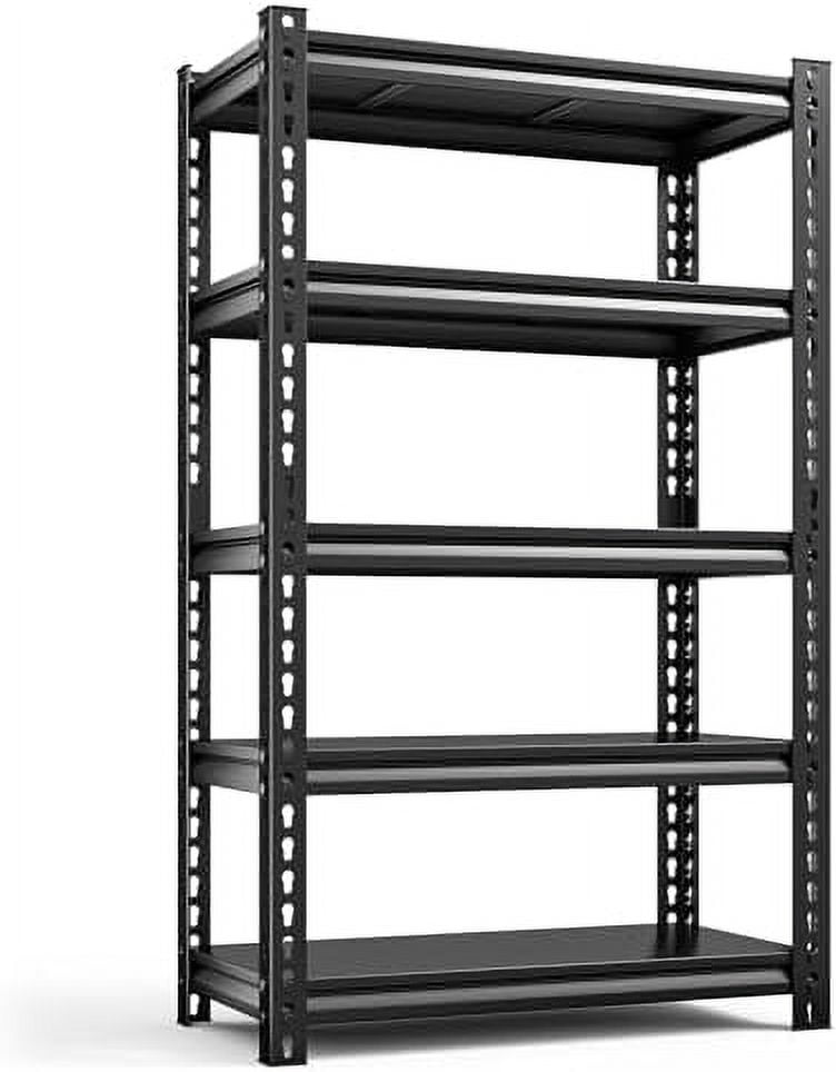 Storage Shelves, 5 Tier Adjustable Garage Shelving Heavy Duty, 2000LBS ...