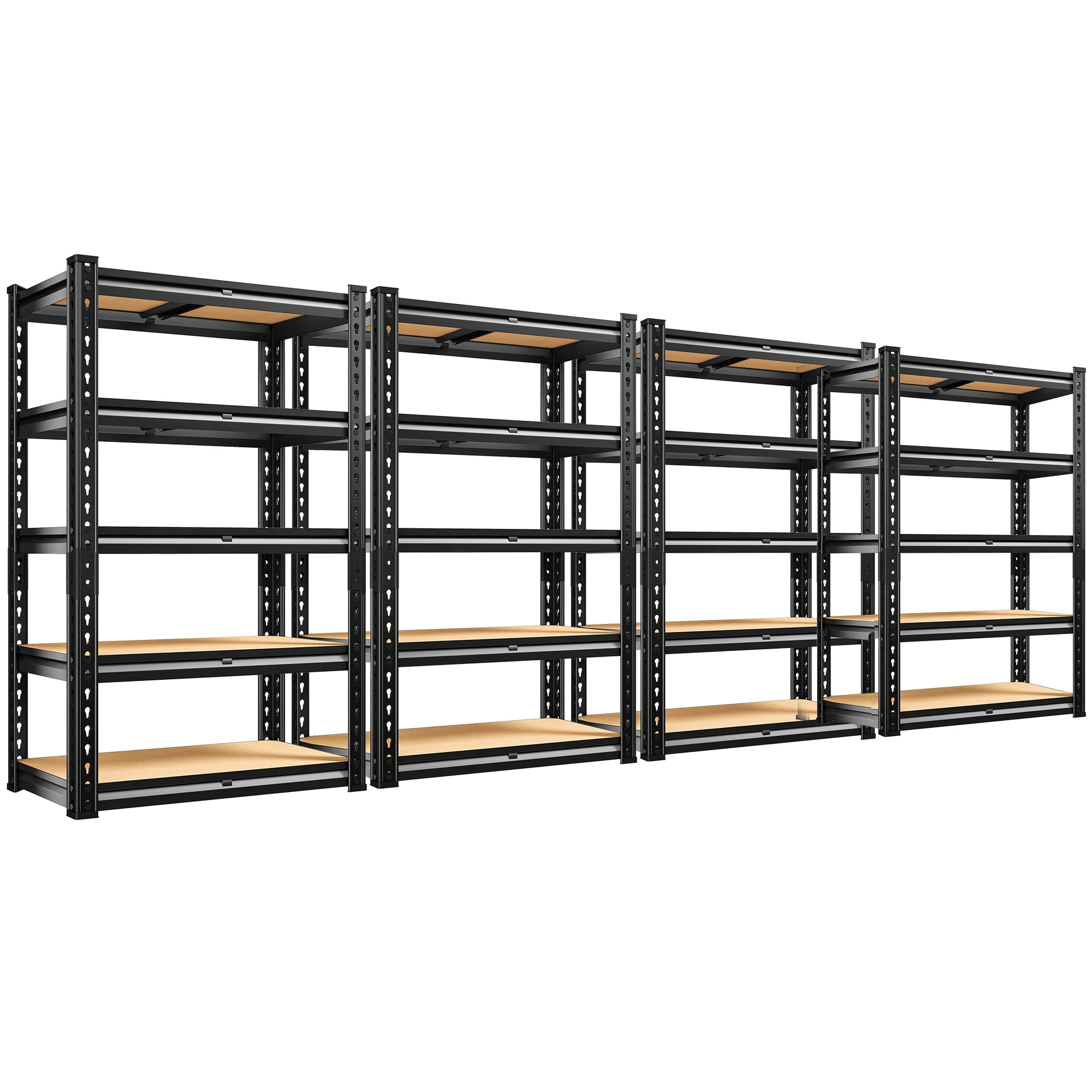 REIBII Storage Shelves Unit 5 Tier Adjustable Metal Shelving for Garage ...