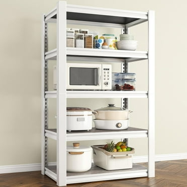 Walmart 5-Tier Heavy Duty Steel Storage Shelf, Adjustable for Kitchen ...