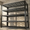 "REIBII 60"" W Heavy Duty Garage Shelving, 3000LBS, Adjustable 5 Tier ...
