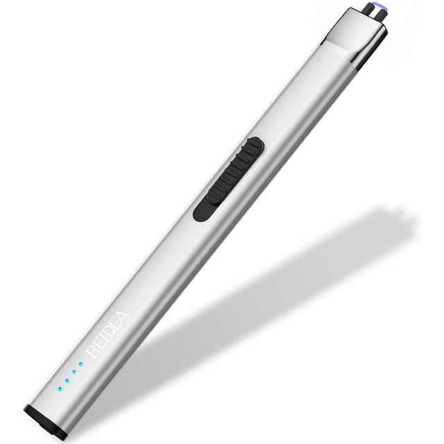 REIDEA R1 Electronic Candle Lighter Flat Lighter, Windproof Flameless ...