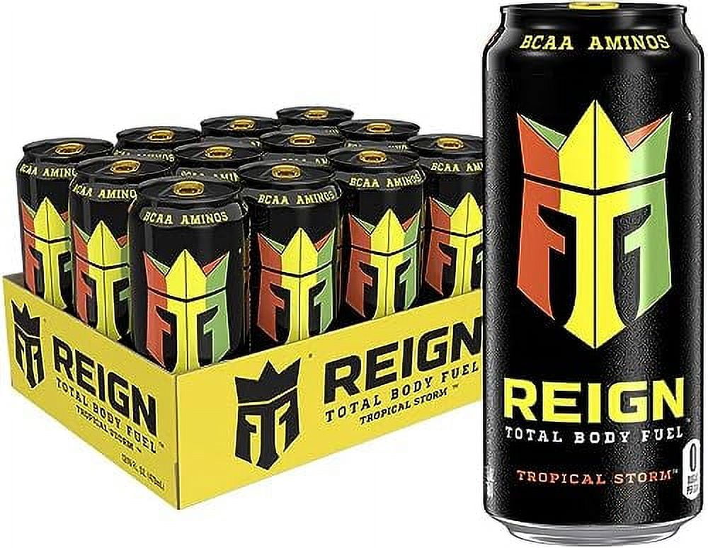 REIGN Total Body Fuel, Tropical Storm, Fitness & Performance Drink, 16 ...