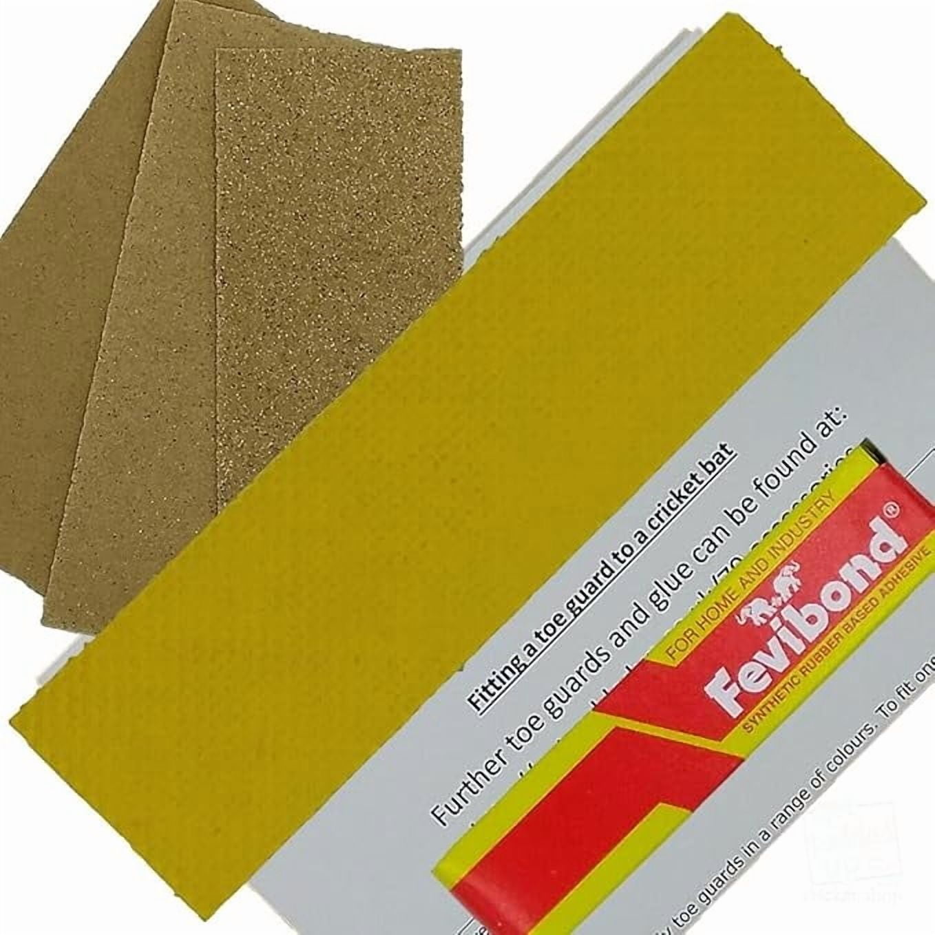 REINDEER Cricket Bat Toe Guard Kit with 1 Glue and 3 Sandpaper ...