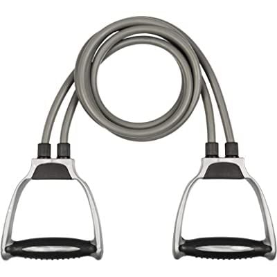 REINDEER Toning Tube with D Handle - Premium Rubber Resistance Band for ...